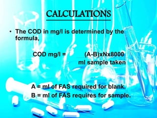 Chemical oxygen demand | PPTX