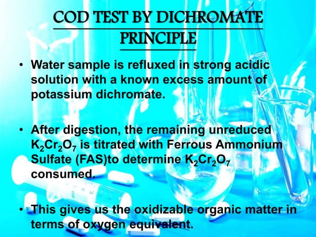 Chemical oxygen demand | PPTX