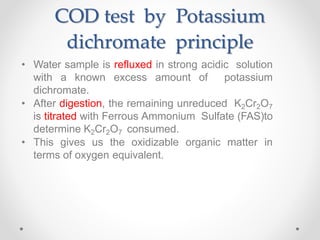 Chemical oxygen demand(COD) | PPTX