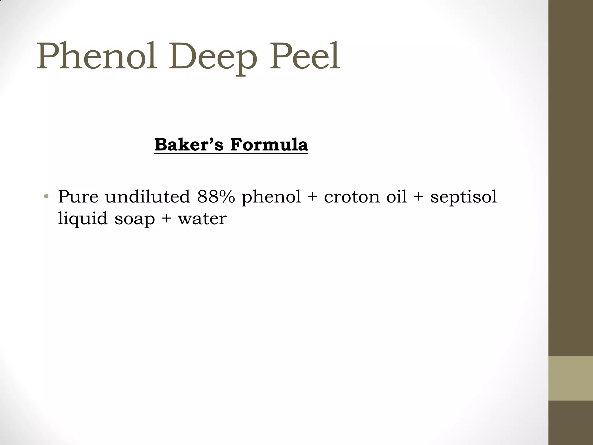 Chemical peels | PDF