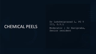 Chemical Peels used in dermatology and cosmetology | PPT