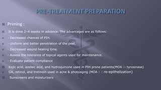Chemicalpeelsdermatologychemicalpeelsderma | PPTX