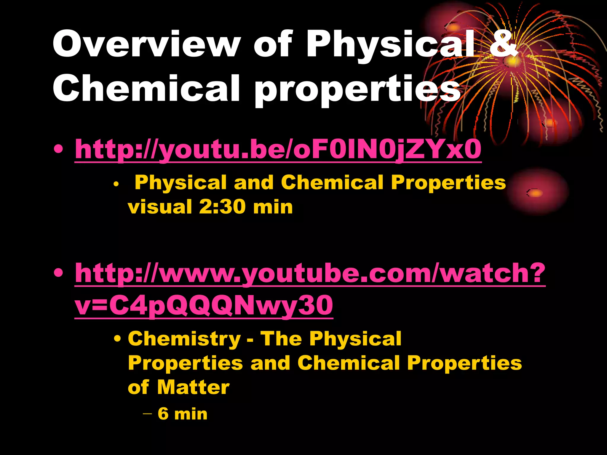 properties of matter | PPT