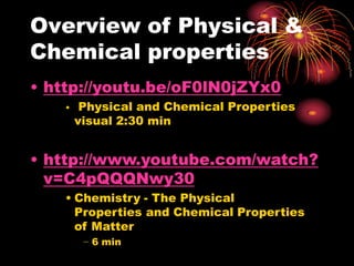 properties of matter | PPT