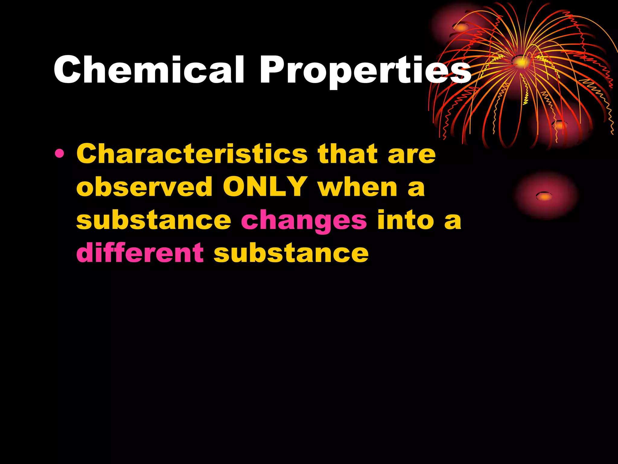Chemical & physical properties ppt | PPTX