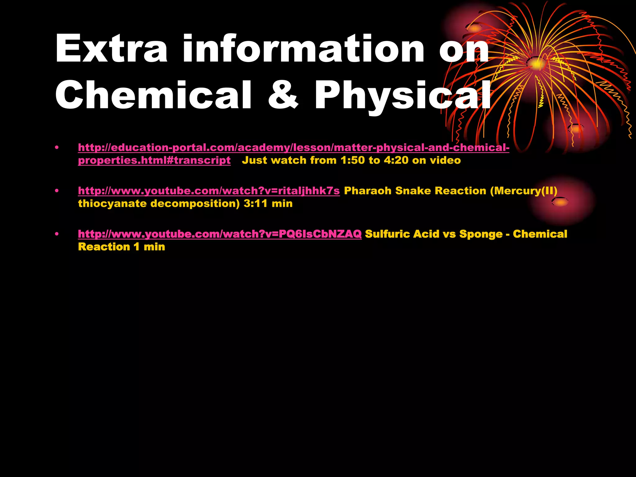 Chemical & physical properties ppt | PPTX