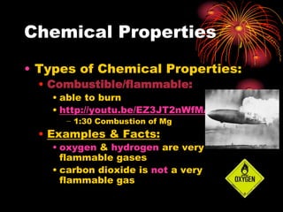 Chemical & physical properties ppt | PPTX