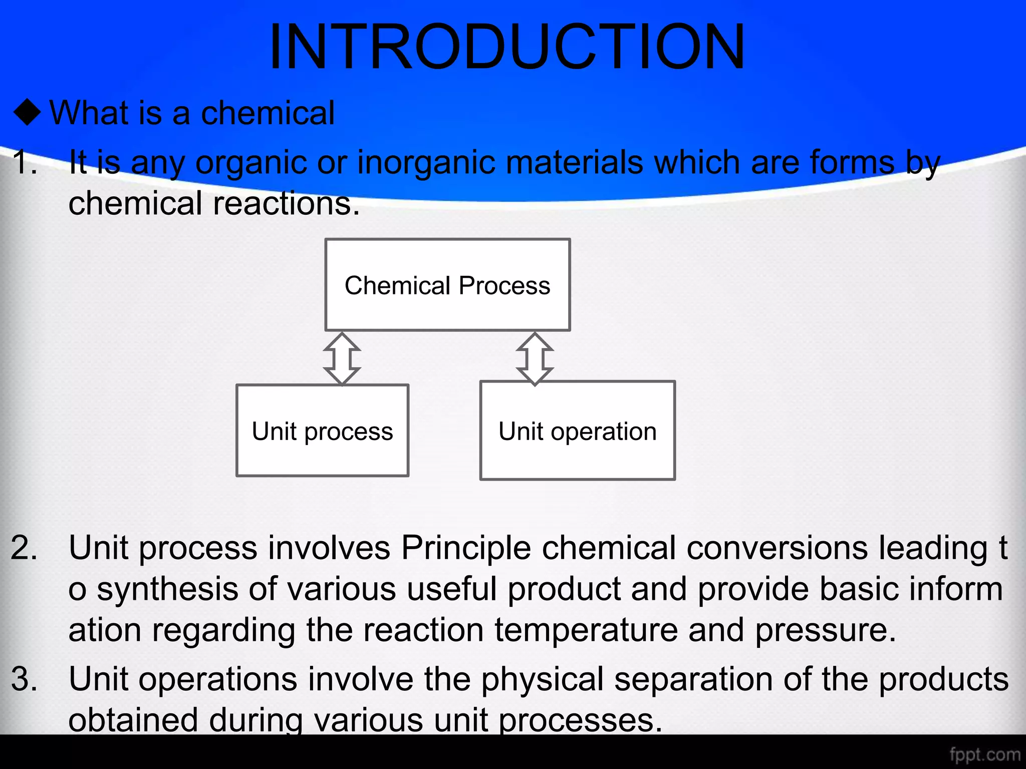 Chemical plant operations | PPTX