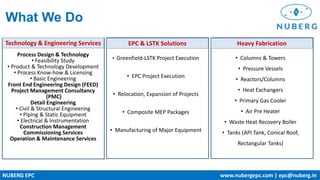 EPC LSTK Projects Portfolio | PPTX