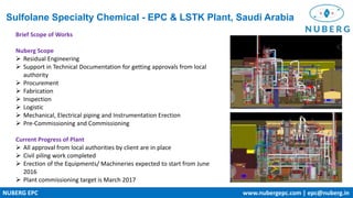 EPC LSTK Projects Portfolio | PPTX