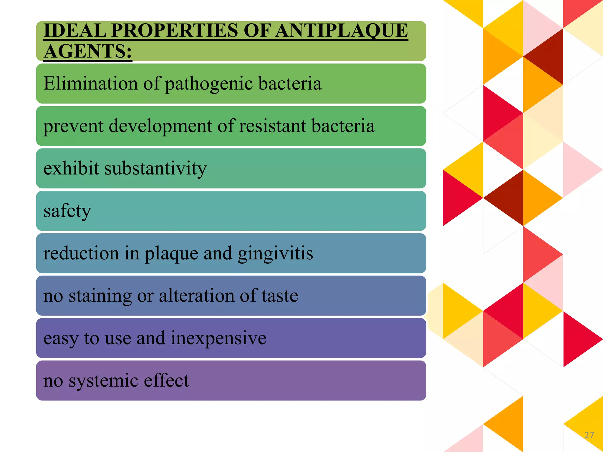 Chemical plaque control | PPTX