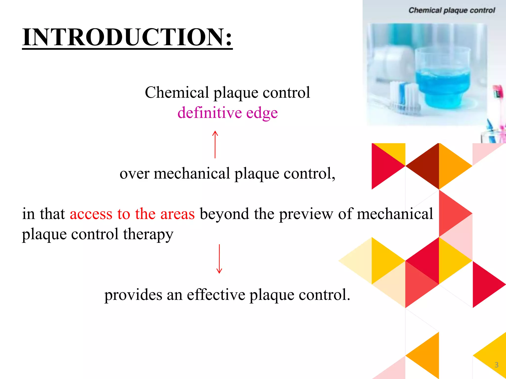 Chemical plaque control | PPTX