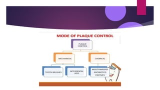 chemical plaque control as a method of plaque control.pptx