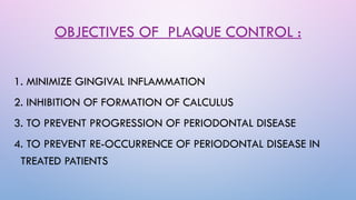 chemical plaque control - mouthwashes and denitrifices | PPTX