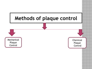chemical plaque control - mouthwashes and denitrifices | PPTX