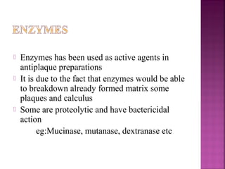 Chemical plaque control-31-12-14 (1) | PPT