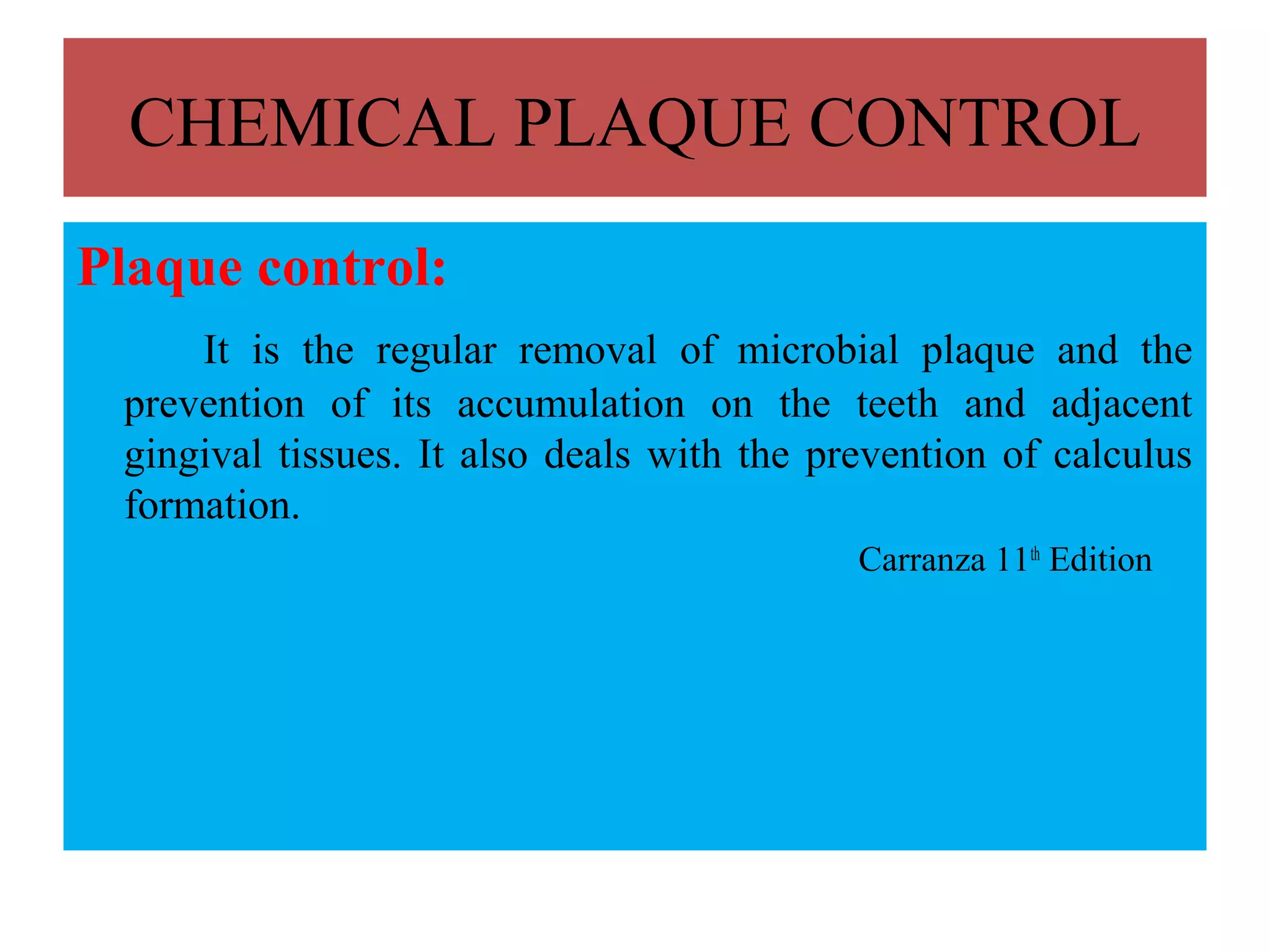 Chemicalplaquecontrol1 090714065320-phpapp01 | PPT