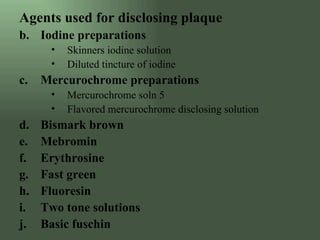 Chemical Plaque Control | PPT