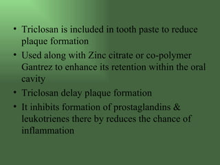 Chemical Plaque Control | PPT