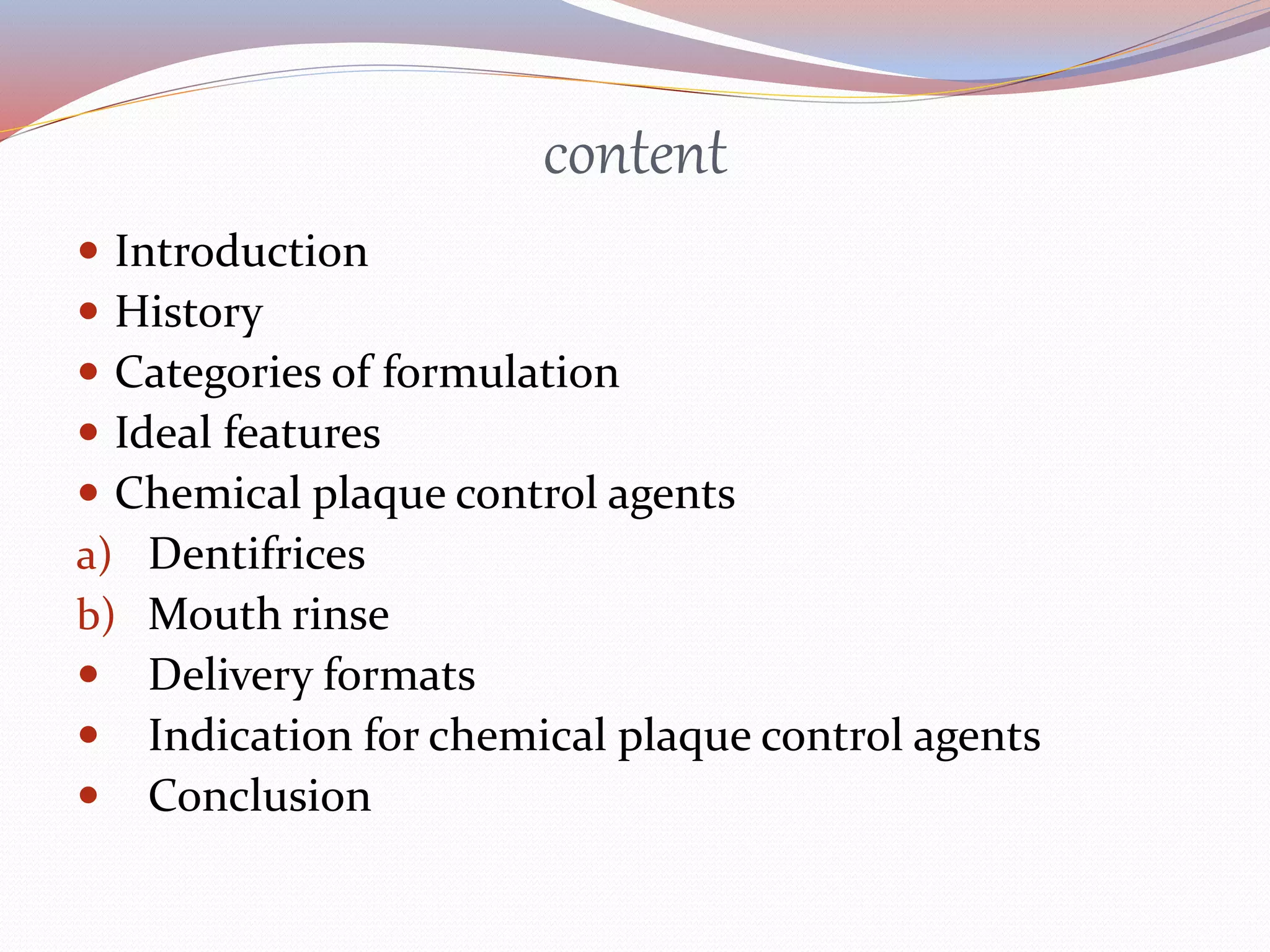 Chemical plaque control | PPTX