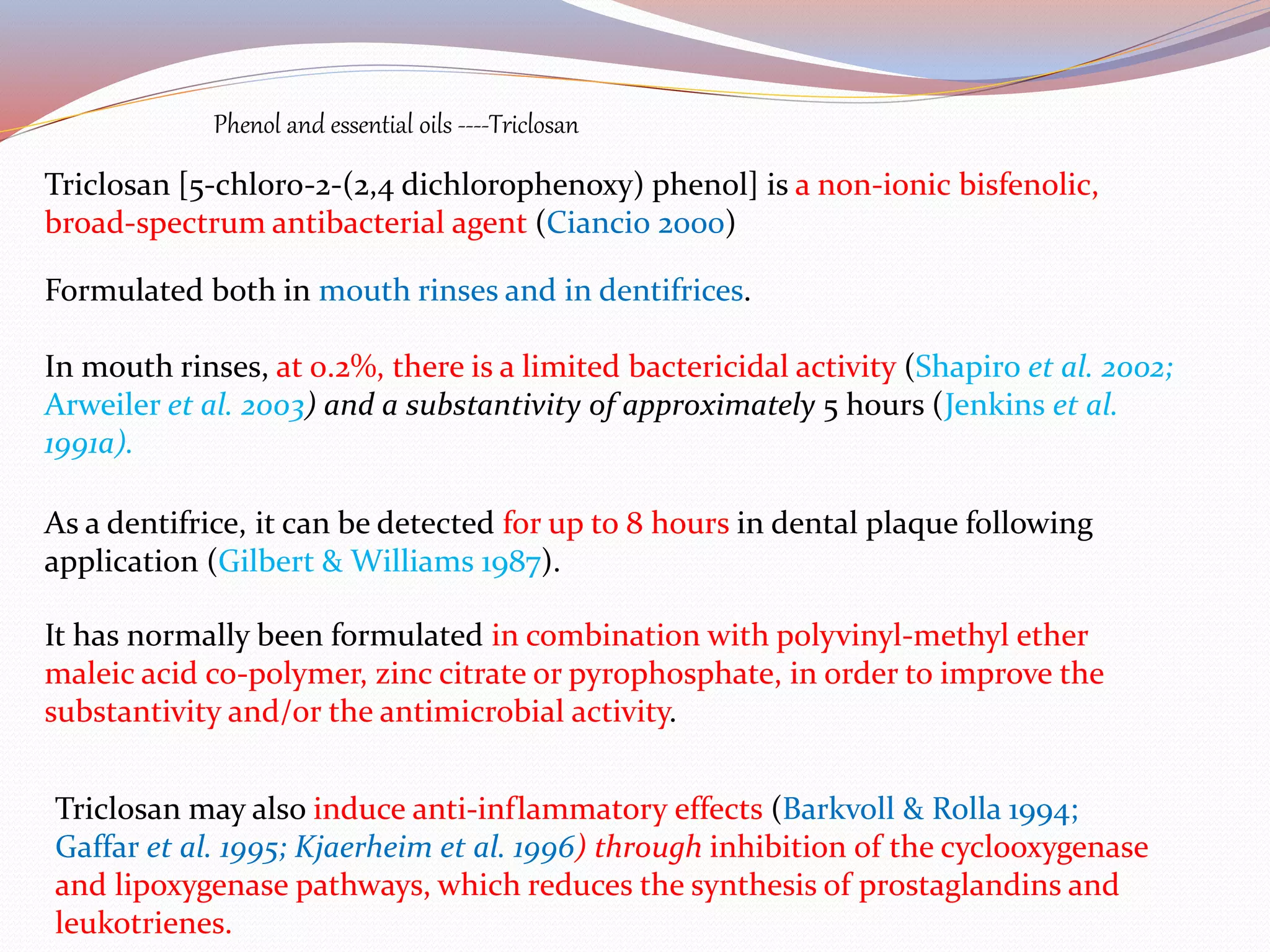 Chemical plaque control | PPTX
