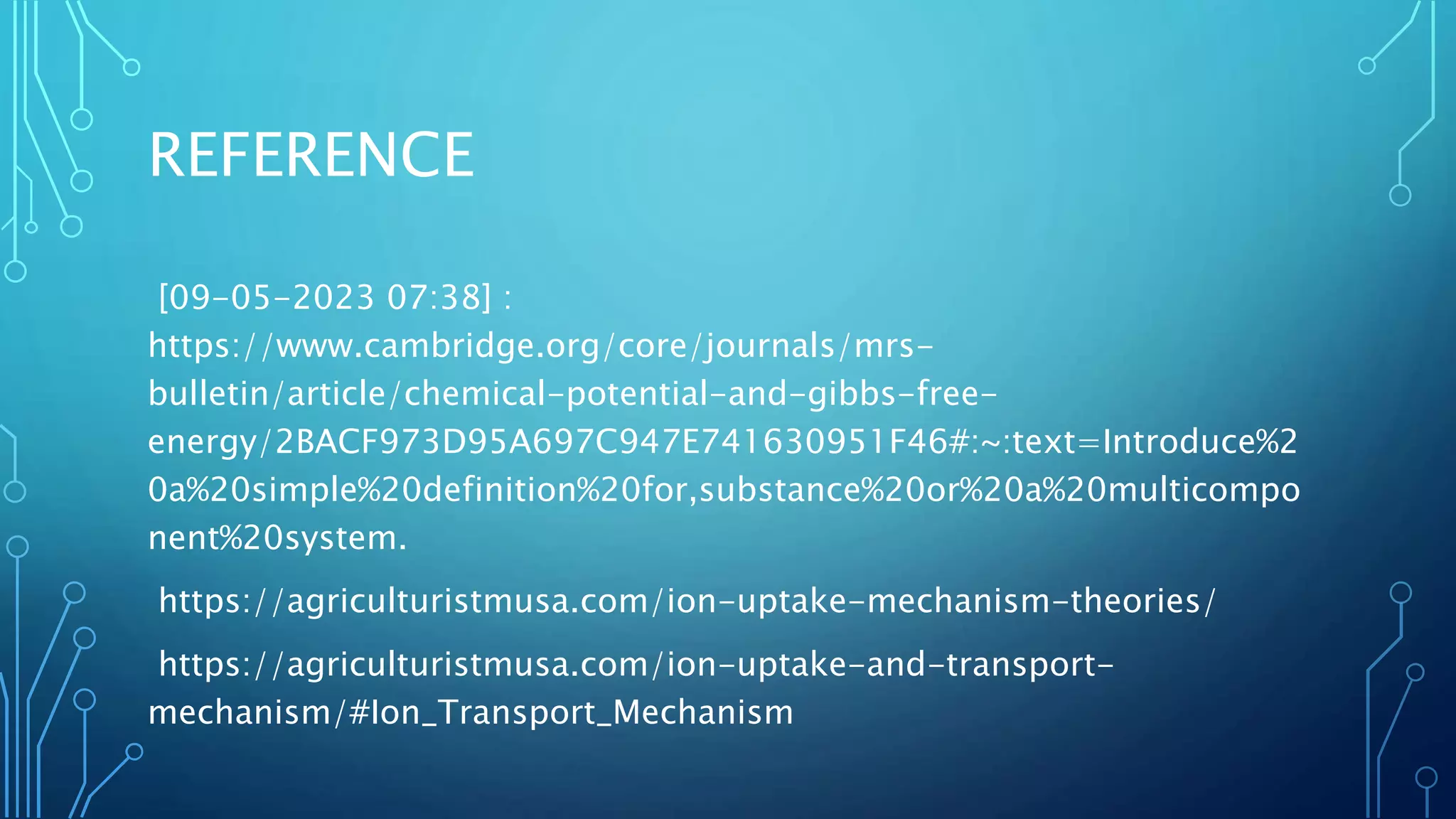 CHEMICAL POTENTIAL AND ION UPTAKE MECHANISM .pptx