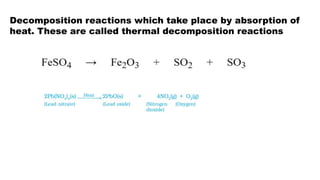 CHEMICAL PPT. reactions and equation with class 10 | PPTX