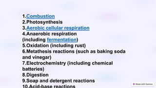 CHEMICAL PPT CLASS 10 WITH EQUATION SOLVED | PPTX
