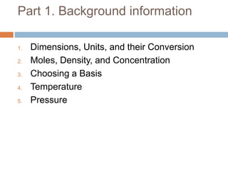 Chemical principle processes 1 | PPTX