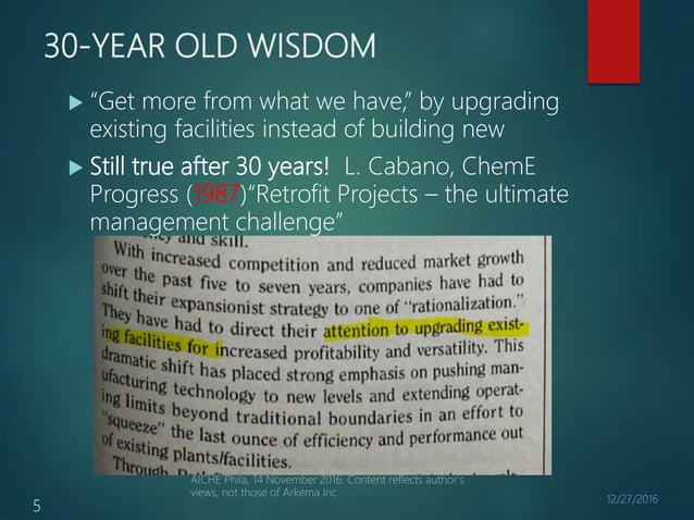 Chemical process debottlenecking | PPTX | Technology & Computing