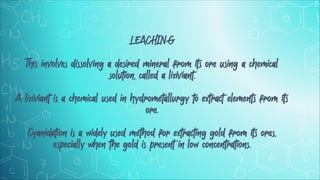 CHEMICAL PROCESSING OF MINERALS PowerPoint | PDF
