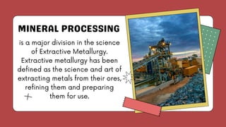 CHEMICAL PROCESSING OF MINERALS PowerPoint | PDF