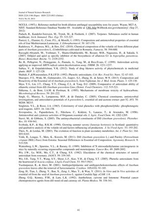 Chemical profiling of essential oil composition and biological | PDF