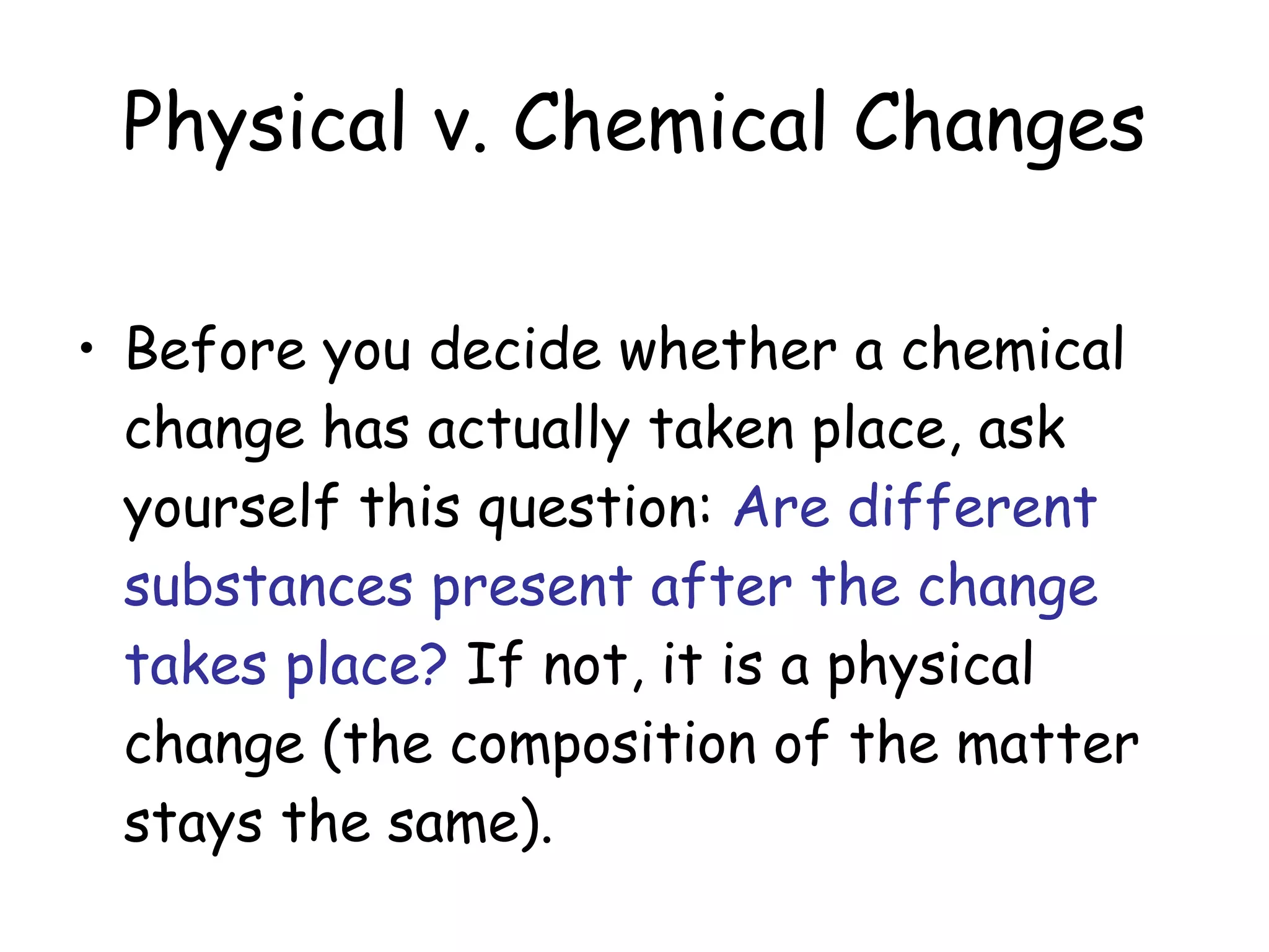 Chemical properties | PPT