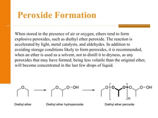 Chemical properties of ethers | PPTX