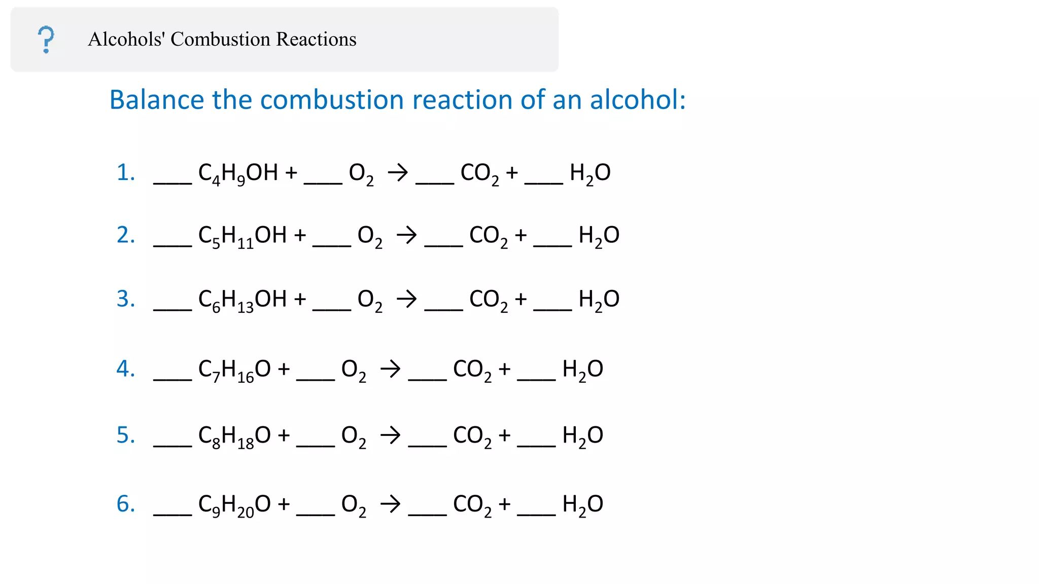 Chemical properties of alcohols | PPTX