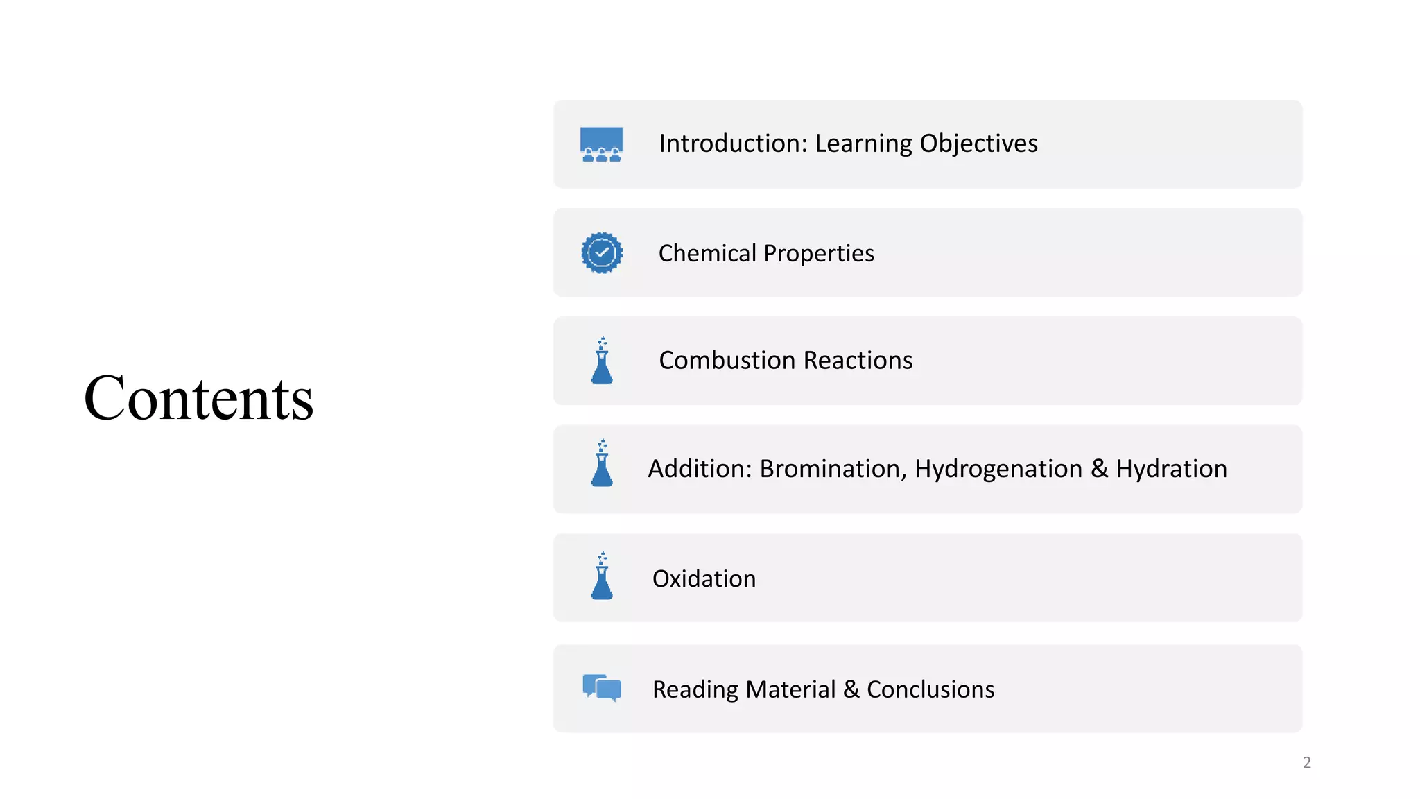 Chemical properties of hydrocarbons | PPTX | Chemistry | Science