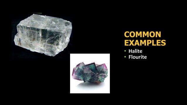 Chemical properties of minerals