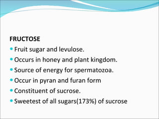 Chemical properties of monosaccharides | PPT