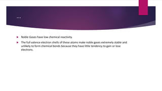 Chemical properties of p block elements . | PPTX