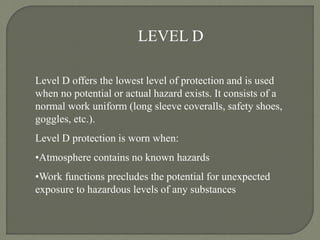 Chemical protective clothing (2) | PPT