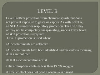Chemical protective clothing (2) | PPT