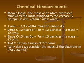 Chemical Quantities measurements in chemistry .pptx