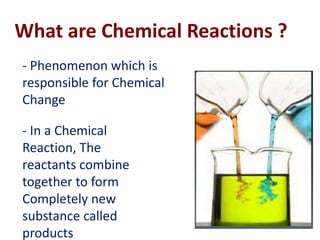 NCERT Class 10 chapter 1 // Chemical reaction and chemical Equations | PPTX