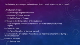 Chemical reaction | PPT
