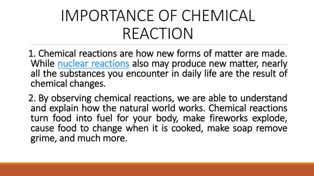 CHEMICAL REACTION for Physical Science.. | PPT