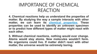 CHEMICAL REACTION for Physical Science.. | PPT