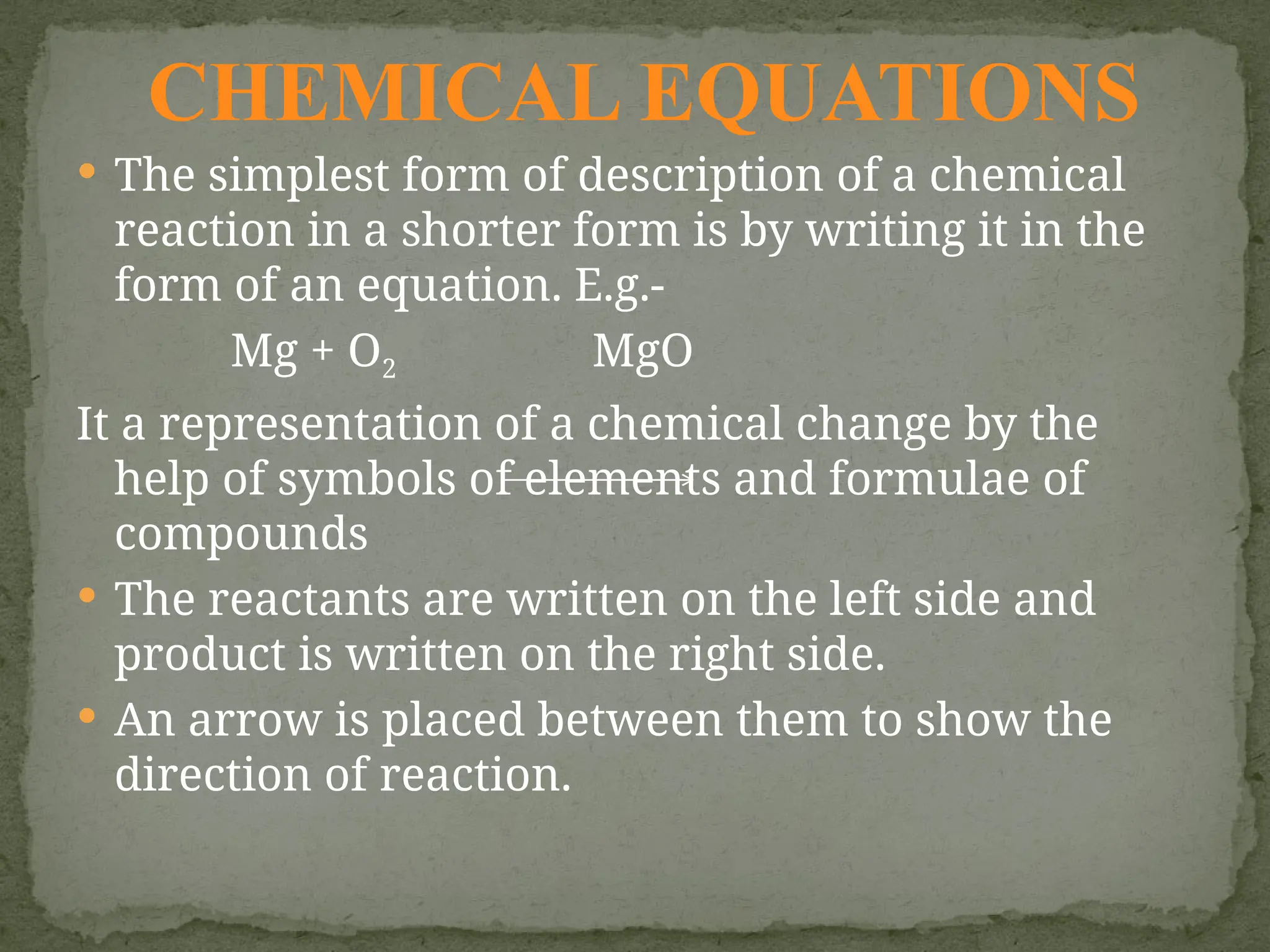 Chemical Reaction and equations, Class 10 CBSE | PPTX
