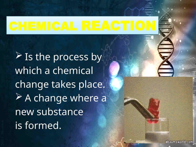 chemical reaction.pptx PHYSICAL SCIENCE GRADE 11/12 | PPT