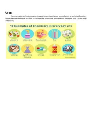 Chemical Reaction, History, Types and use | DOCX